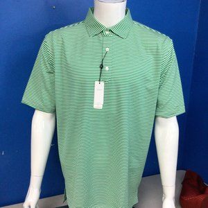 turtleson | Shirts | Nwt Turtleson Classic Stripe Polo Parakeet Size L ...